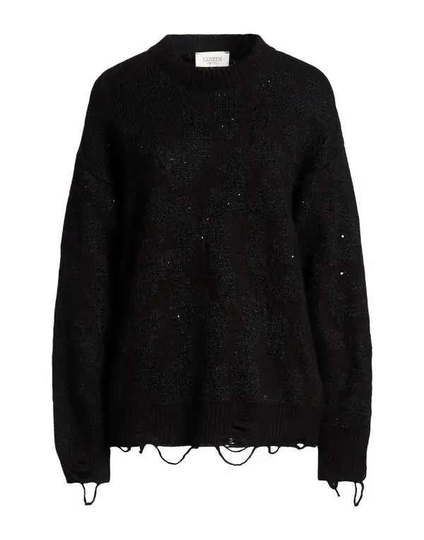 LANEUS Sweater Size Merino Wool, Polyester, Mohair Wool, Nylon, Wool