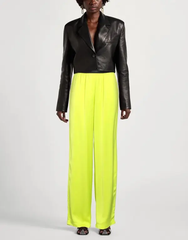GAELLE PARIS Pants Lime Size Polyester