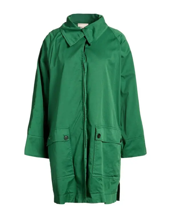 SEMICOUTURE Overcoat & Trench Coat Size Cotton, Elastane