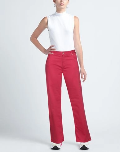 TWINSET Pants Garnet Size Cotton, Elastane