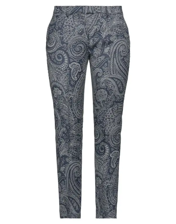 Etro Pants Midnight Size Viscose, Wool