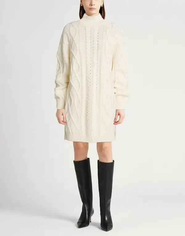 PAOLO PECORA Mini Dress Size Wool, Viscose, Polyamide, Cashmere