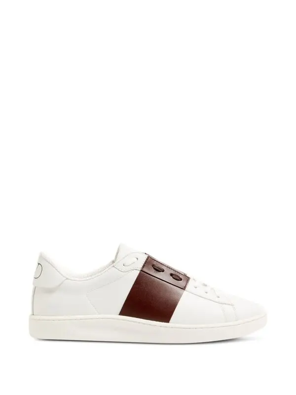 Valentino Garavani Open Royco Leather Sneakers - Brown