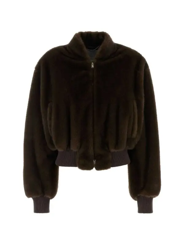 Stella McCartney Faux-fur Bomber Jacket