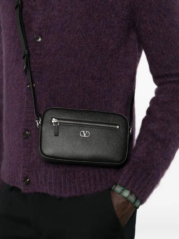 Valentino Garavani Vlogo Signature Leather Mini Bag