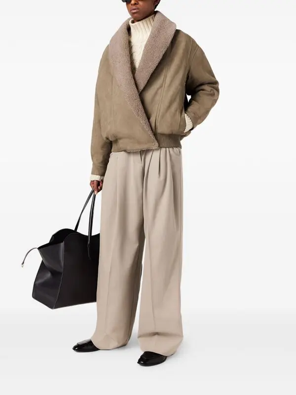 Stella McCartney Faux Leather Jacket - Beige