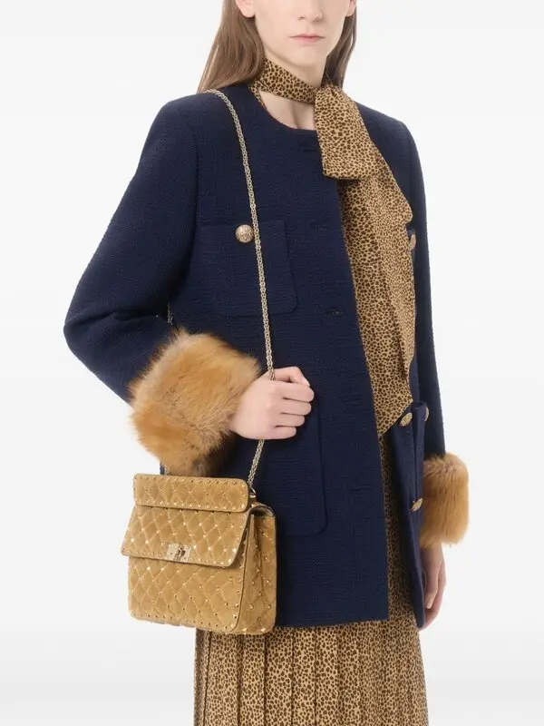 Valentino Garavani Rockstud Spike Medium Leather Shoulder Bag