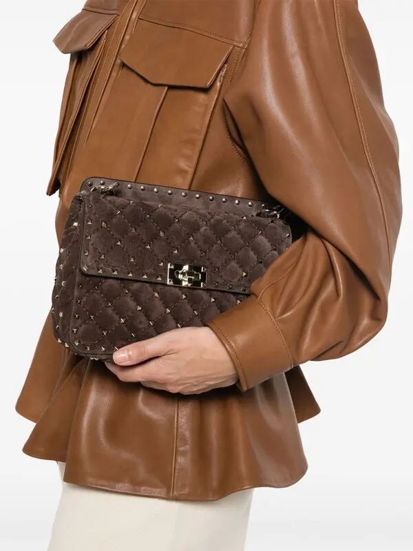 Valentino Garavani Rockstud Spike Medium Leather Shoulder Bag