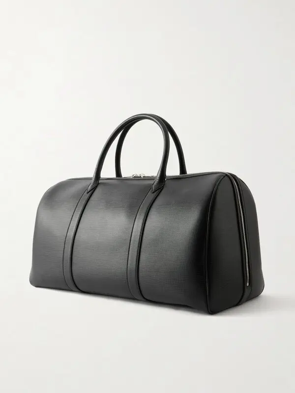 TOTEME Palmellato Large Textured-leather Weekend Bag
