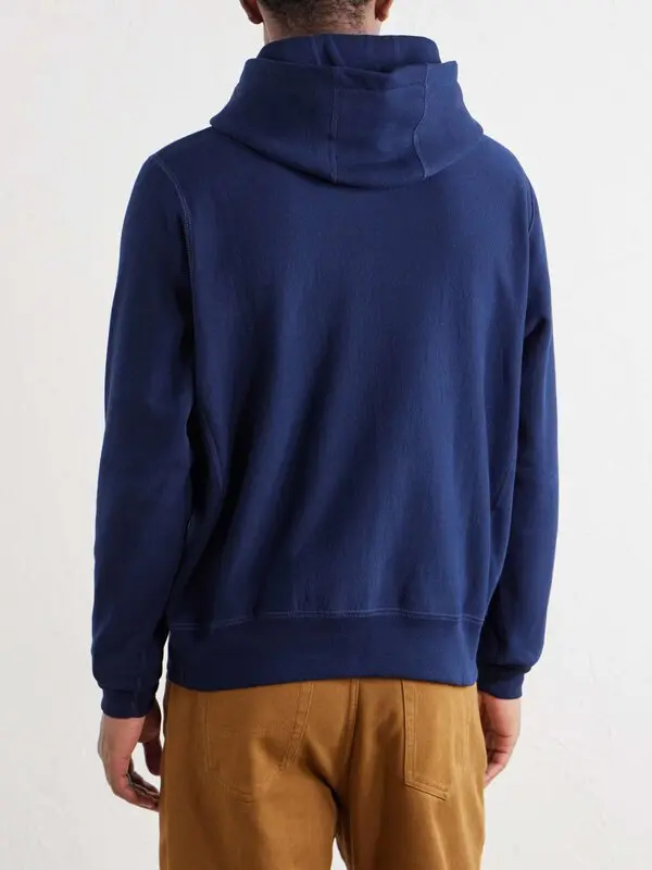 NOAH Logo-embroidered Cotton-jersey Hoodie