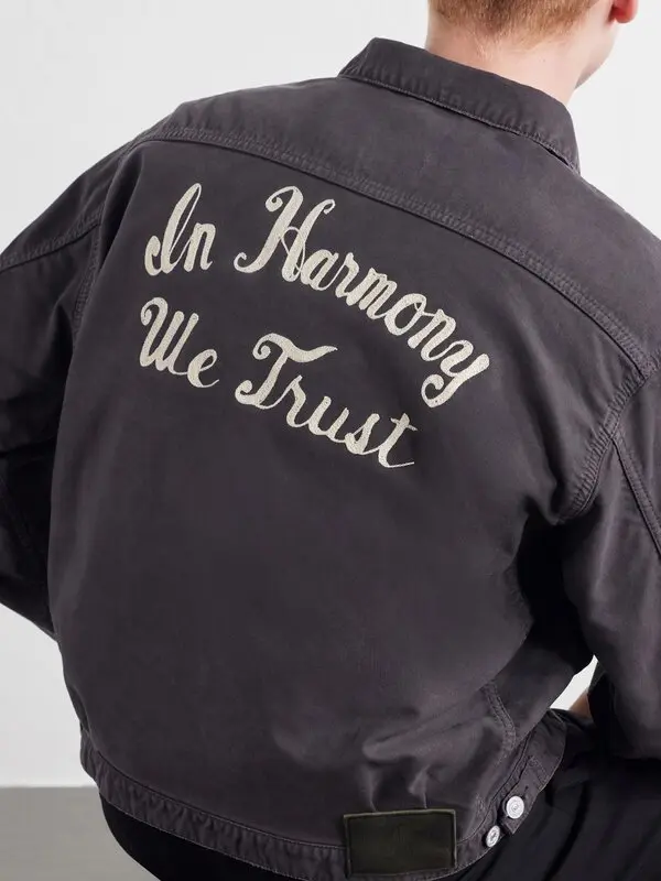 Visvim 101xx Embroidered Garment-dyed Corduroy Jacket