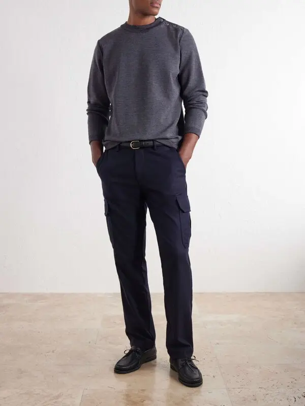 S.N.S. HERNING Naval Virgin Wool Sweater