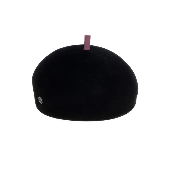 SIBI HATS Cloé Beret Hat With Purple Swirl