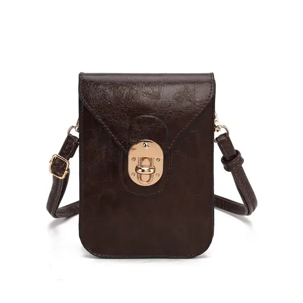 MKF COLLECTION BY MIA K. Havana Ii Phone Crossbody Bag Coffee
