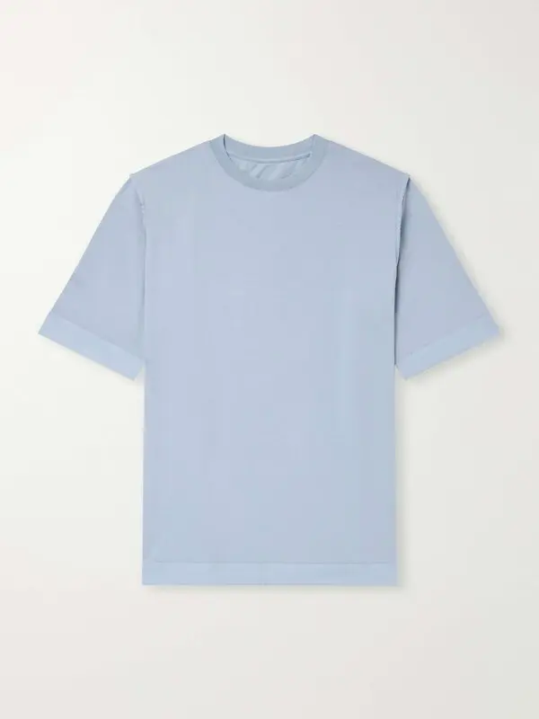 CASEY CASEY Felix Garment-dyed Cotton-jersey T-shirt
