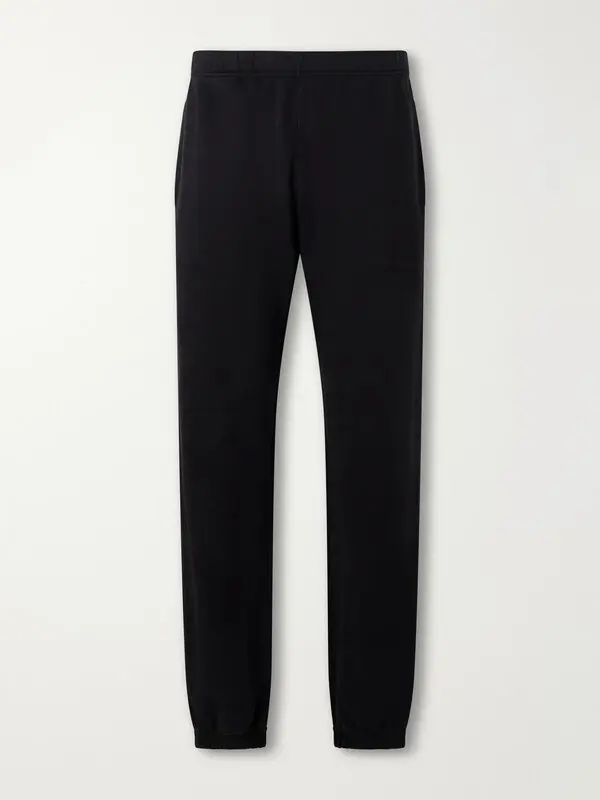 NILI LOTAN Enli Tapered Cotton-jersey Sweatpants