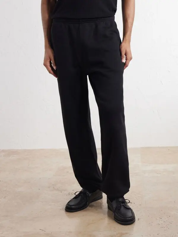 NILI LOTAN Enli Tapered Cotton-jersey Sweatpants