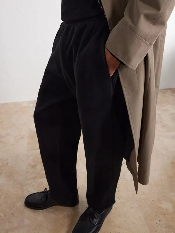 NILI LOTAN Enli Tapered Cotton-jersey Sweatpants