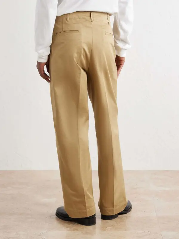 ORSLOW Straight-leg Cotton-twill Trousers