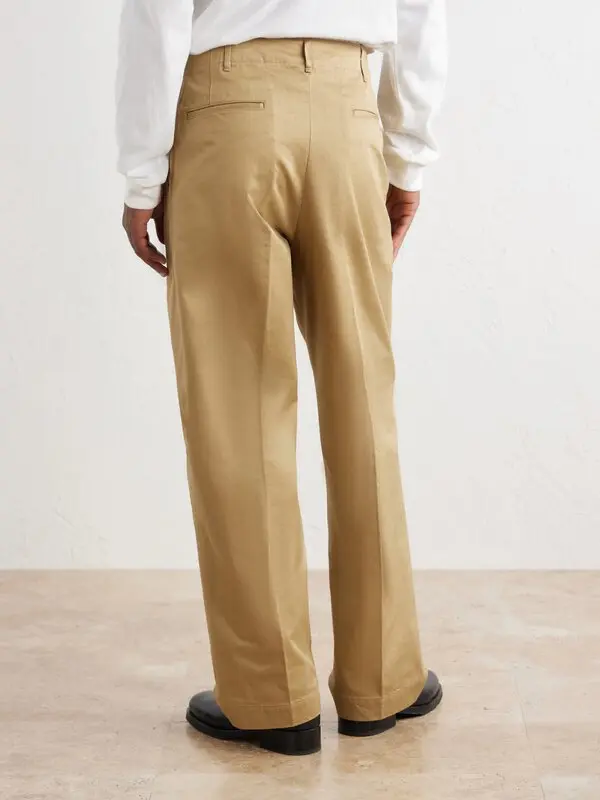 ORSLOW Straight-leg Cotton-twill Trousers