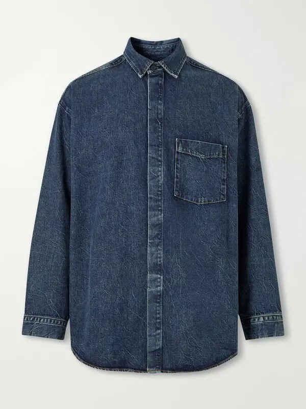 AGOLDE Boyle Denim Shirt - Blue