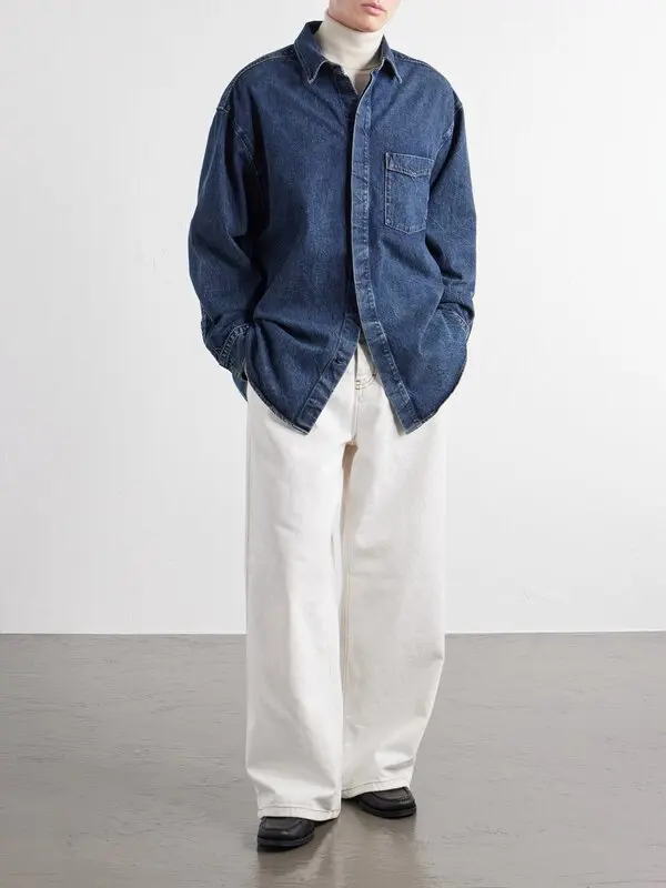 AGOLDE Boyle Denim Shirt - Blue