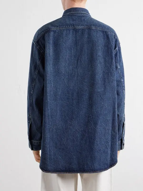 AGOLDE Boyle Denim Shirt - Blue