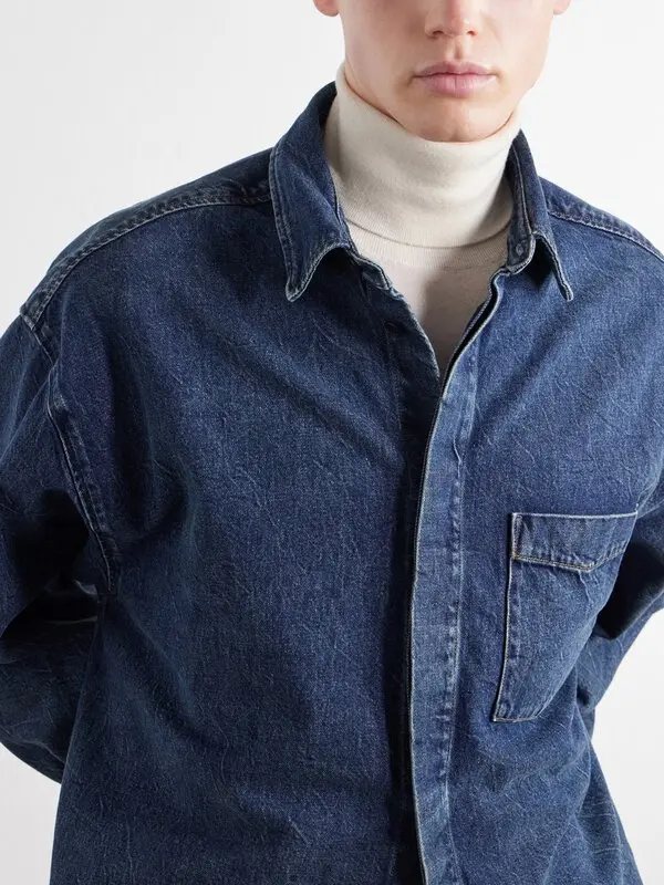 AGOLDE Boyle Denim Shirt - Blue