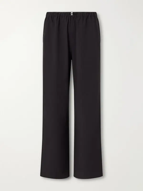Literary Sport Nelson Straight-leg Shell Drawstring Trousers