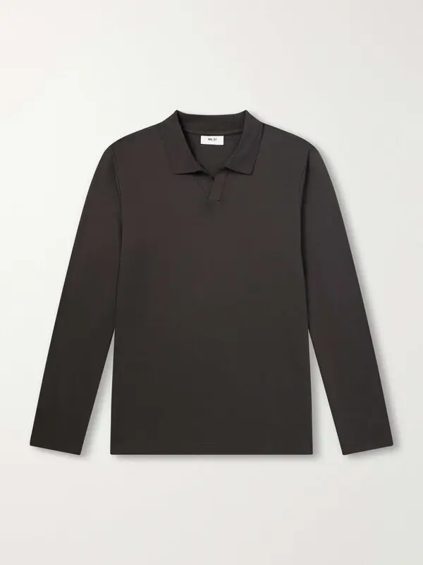 Nn07 Paul 3525 Organic Cotton-jersey Polo Shirt