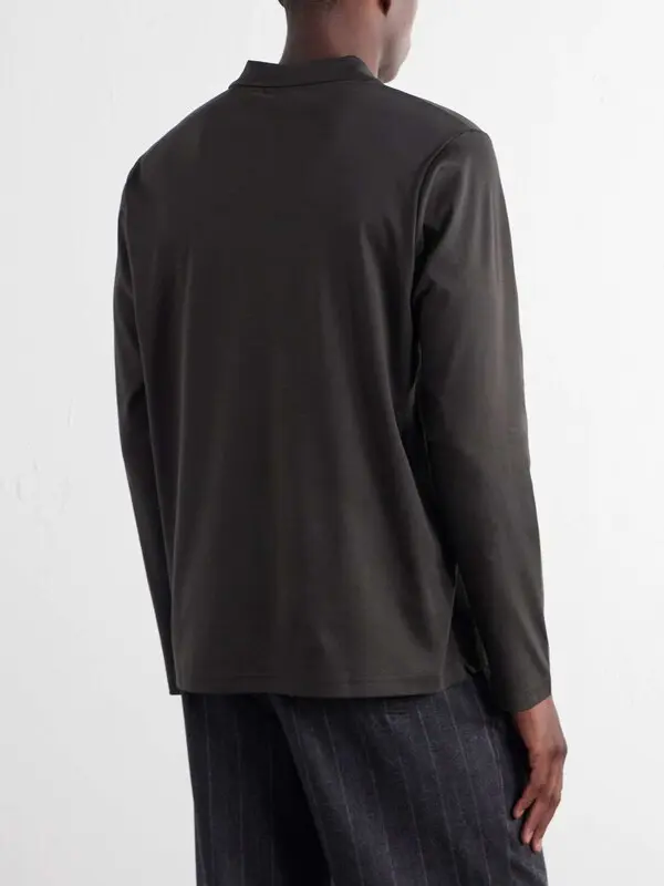 Nn07 Paul 3525 Organic Cotton-jersey Polo Shirt