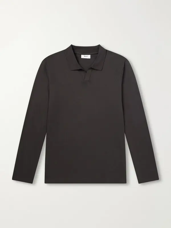 Nn07 Paul 3525 Organic Cotton-jersey Polo Shirt