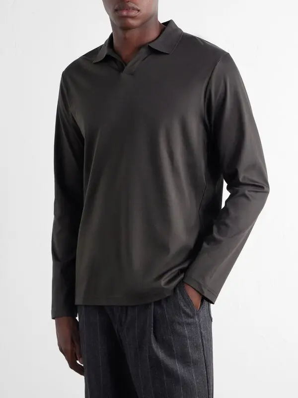 Nn07 Paul 3525 Organic Cotton-jersey Polo Shirt