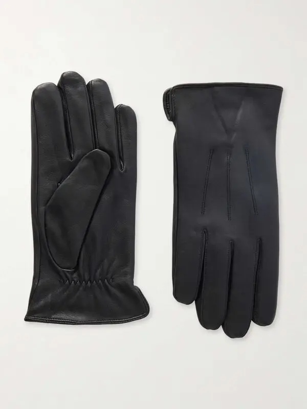 Nn07 Him 80048 Leather Gloves - Black
