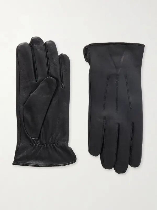 Nn07 Him 80048 Leather Gloves - Black