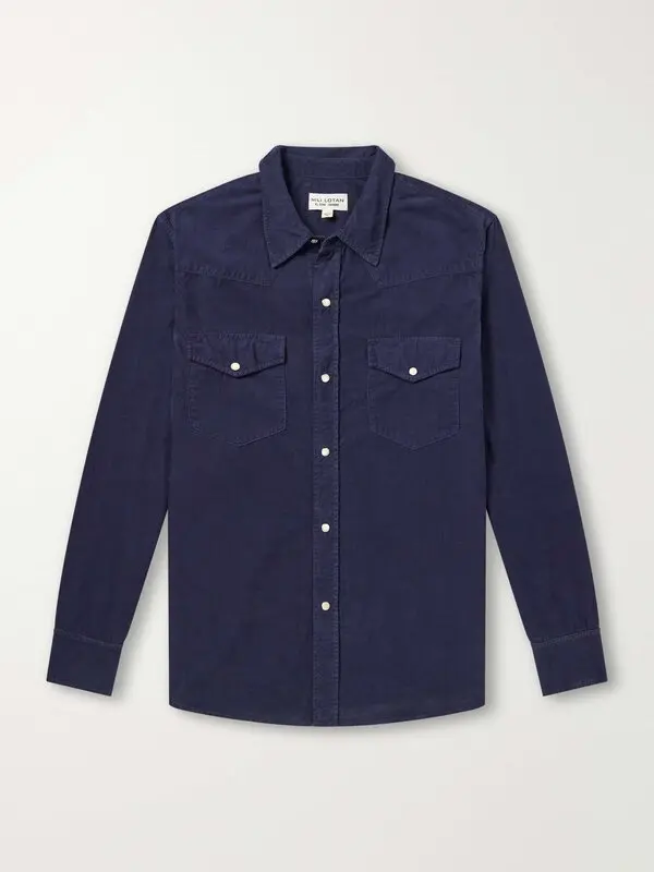 NILI LOTAN Travis Cotton-corduroy Shirt