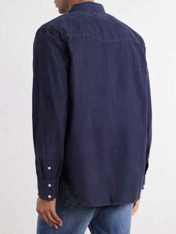 NILI LOTAN Travis Cotton-corduroy Shirt