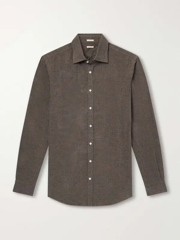 Massimo Alba Genova Cotton-flannel Shirt