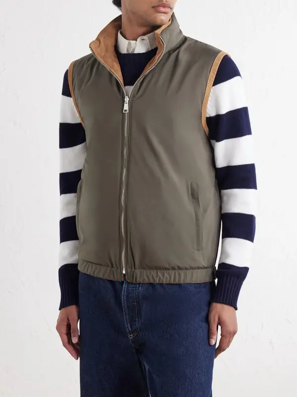 VALSTAR Reversible Suede Vest