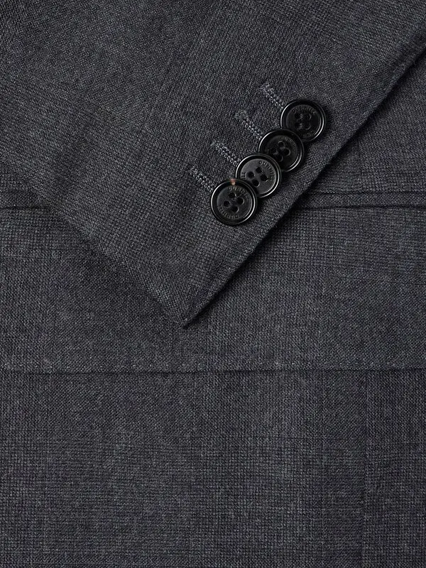 Dunhill Double-breasted Wool And Cashmere-blend Suit Jacket