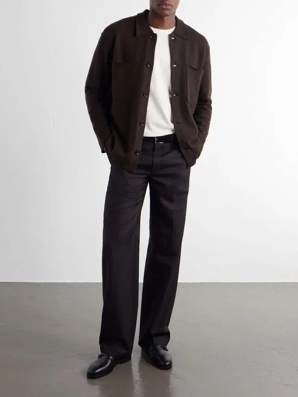 Nn07 Jonas 6398 Merino Wool Overshirt