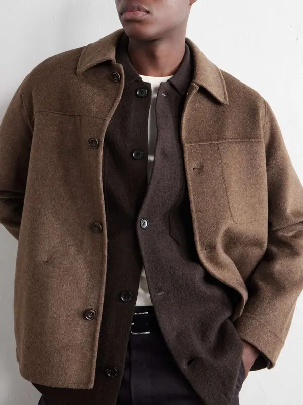 Nn07 Jonas 6398 Merino Wool Overshirt