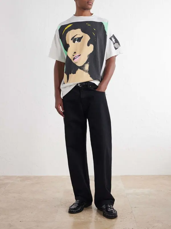 SAINT MXXXXXX Amy Printed Cotton-jersey T-shirt