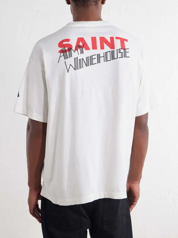 SAINT MXXXXXX Amy Printed Cotton-jersey T-shirt