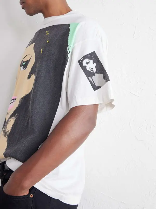 SAINT MXXXXXX Amy Printed Cotton-jersey T-shirt