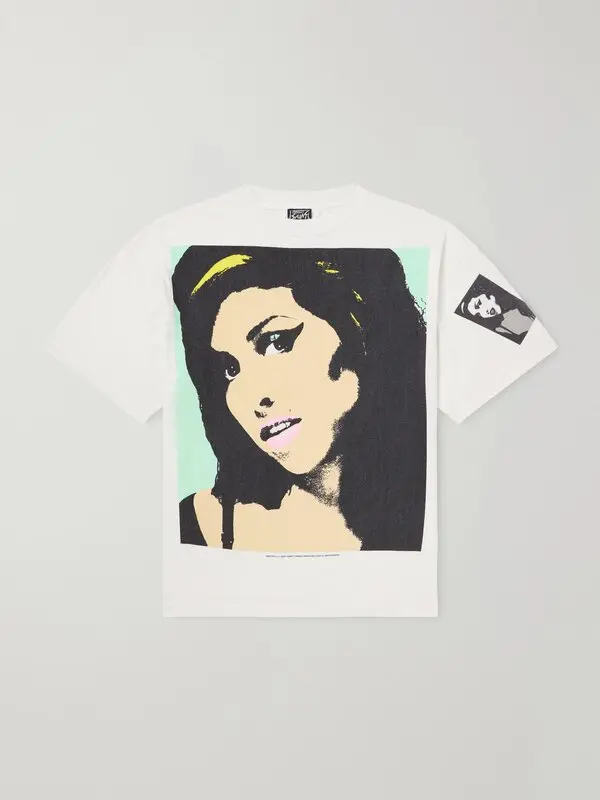 SAINT MXXXXXX Amy Printed Cotton-jersey T-shirt
