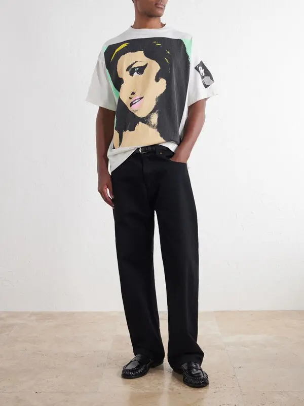 SAINT MXXXXXX Amy Printed Cotton-jersey T-shirt