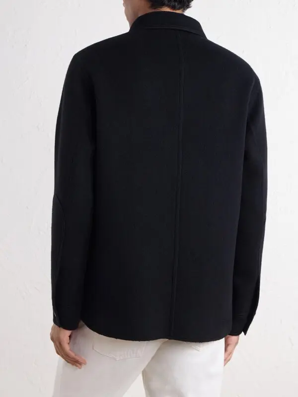 Gabriela Hearst Lucas Cashmere Overshirt - Black