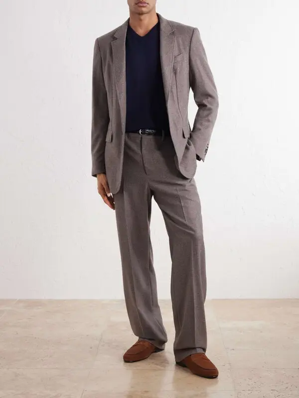 Gabriela Hearst Irving Virgin Wool And Cashmere-blend Suit Jacket