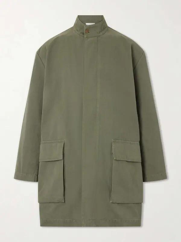 THE ROW Simeau Cotton-twill Coat